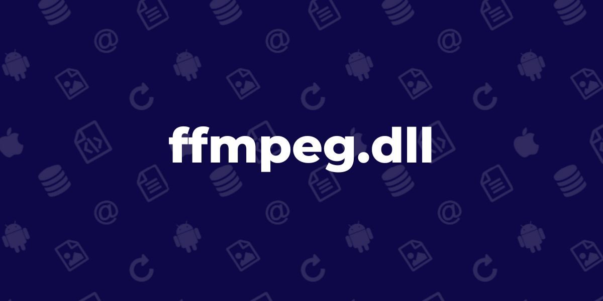 FFmpeg.DLL | Is It Safe? | How To Fix "FFmpex dll Not Found"